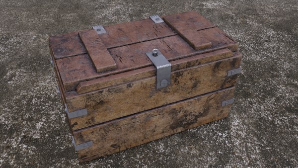 Old western weapon box 3D model - TurboSquid 1563073