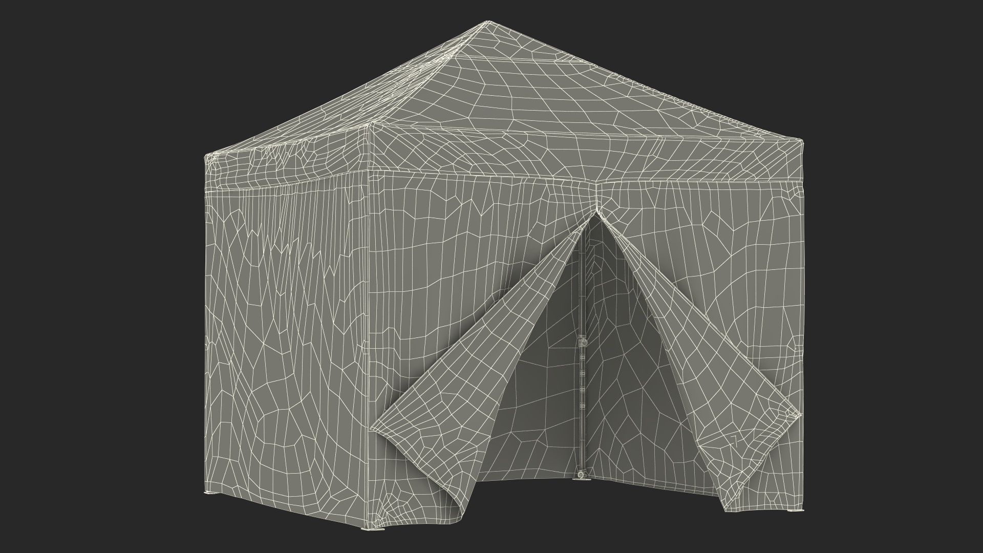 Pop Up Canopy Gazebo Tent 3D - TurboSquid 2073160