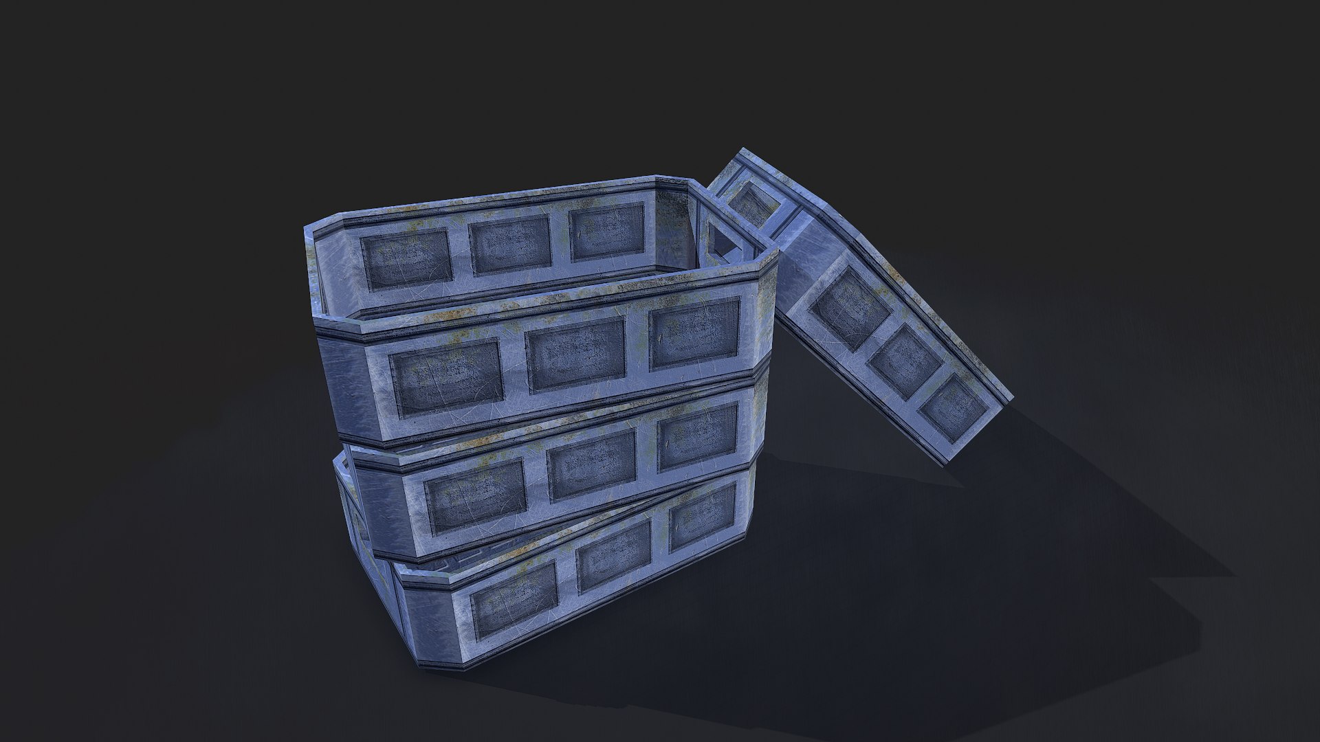 3D Boxes props model - TurboSquid 1782646
