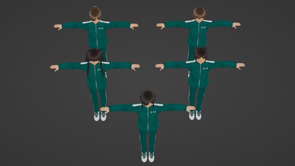 Squid Game - Player 3D model - TurboSquid 1837157