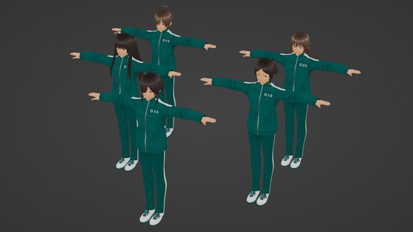 Squid Game - Player 3D model - TurboSquid 1837157