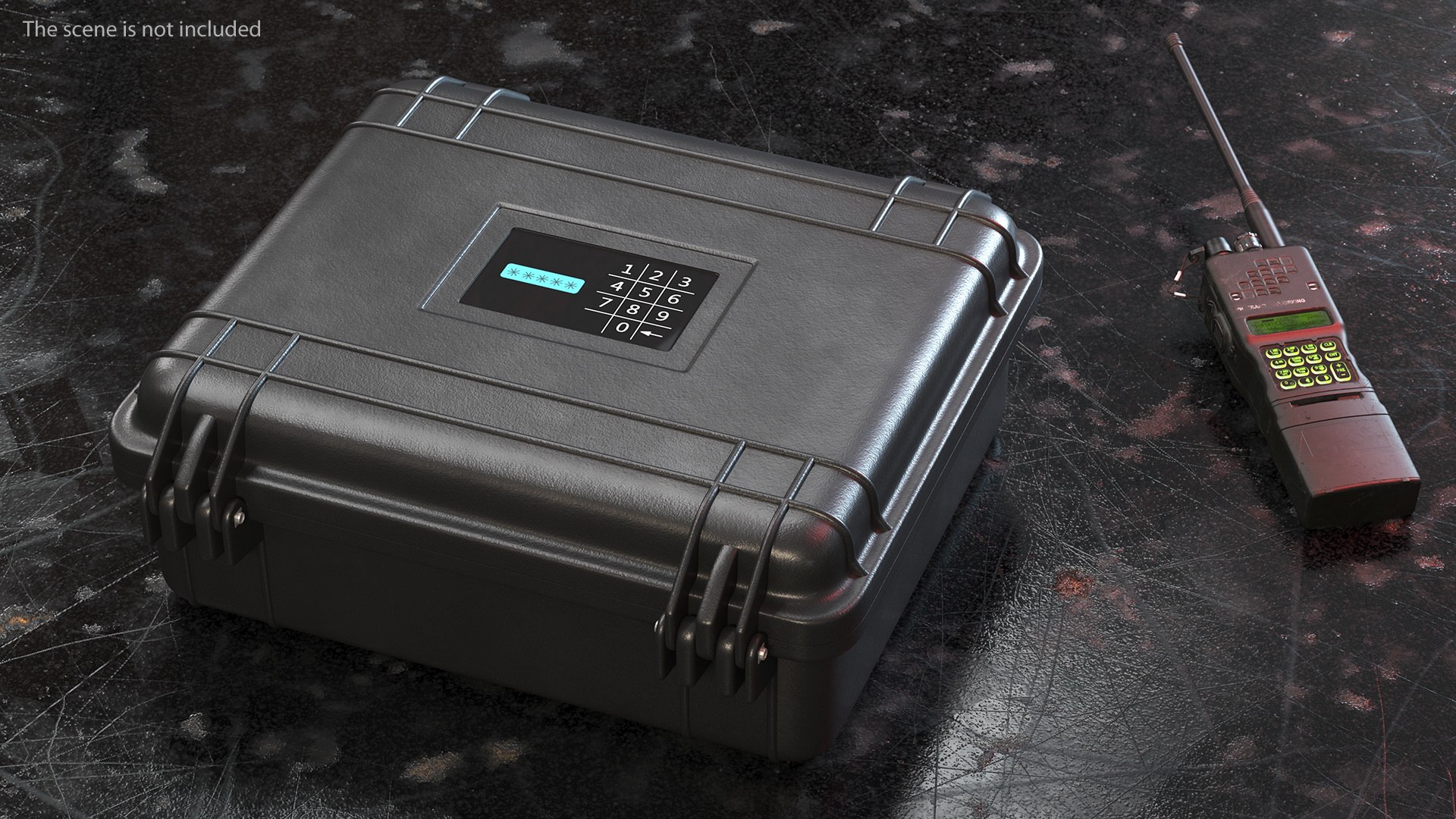 3D Open Nuclear Suitcase Model - TurboSquid 1772270
