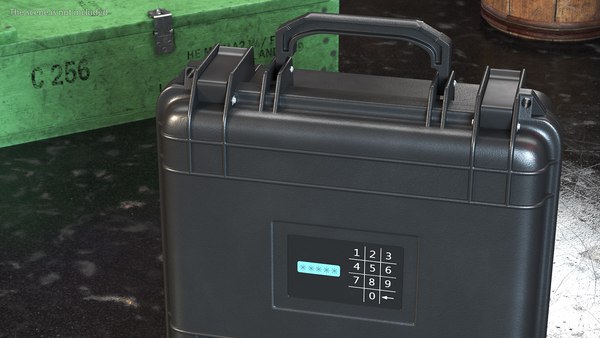 3D Open Nuclear Suitcase model - TurboSquid 1772270