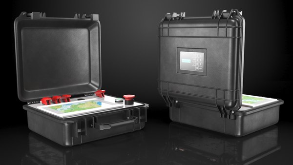 3D Open Nuclear Suitcase model - TurboSquid 1772270