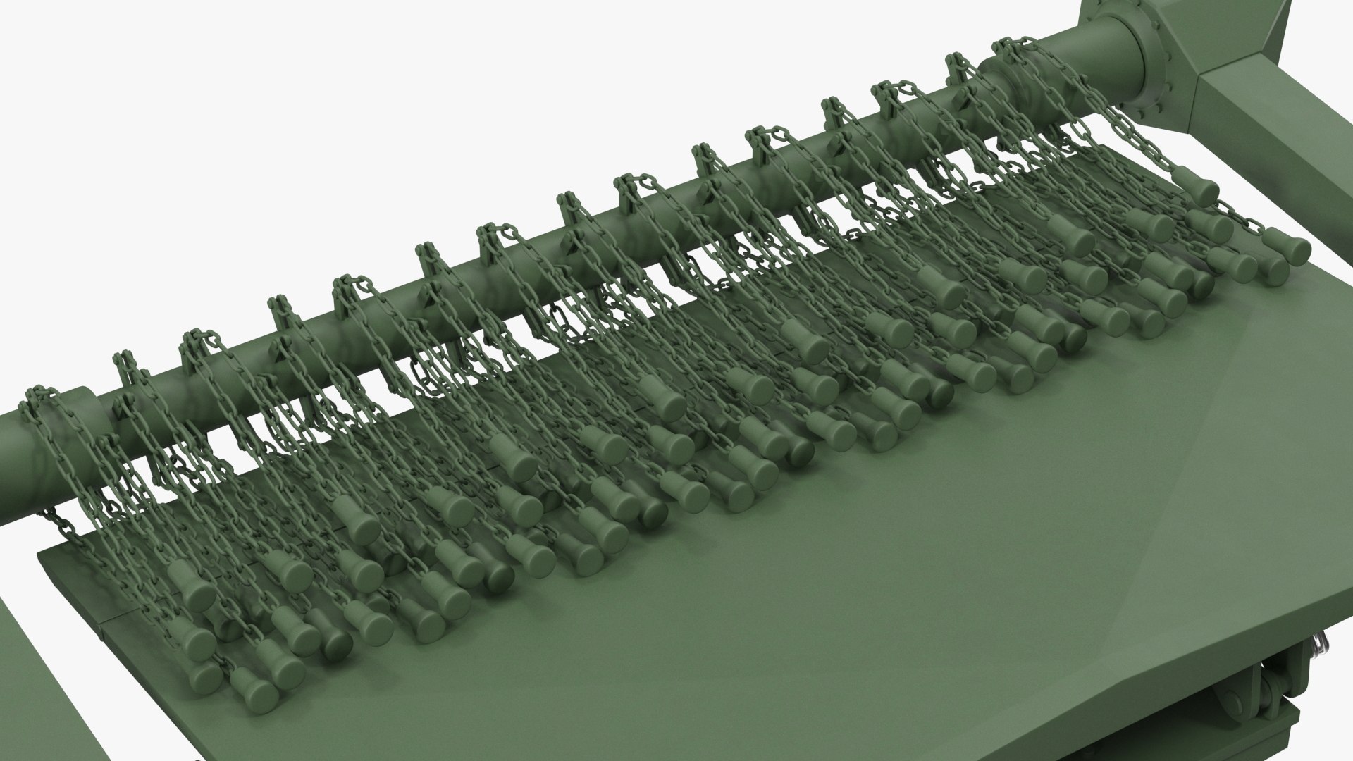 3D Mine Sweeper Vehicle Hydrema 910 Khaki Rigged - TurboSquid 2098622