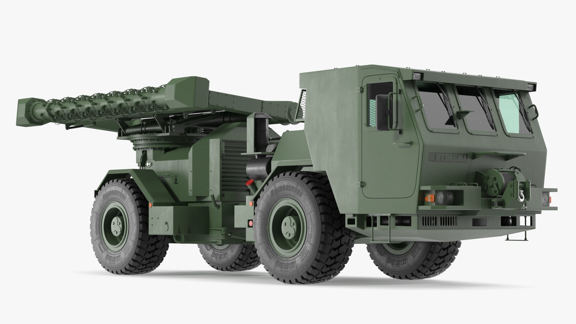 3D Mine Sweeper Vehicle Hydrema 910 Khaki Rigged - TurboSquid 2098622