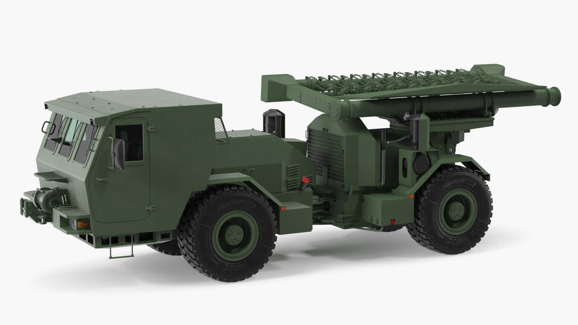 3D Mine Sweeper Vehicle Hydrema 910 Khaki Rigged - TurboSquid 2098622