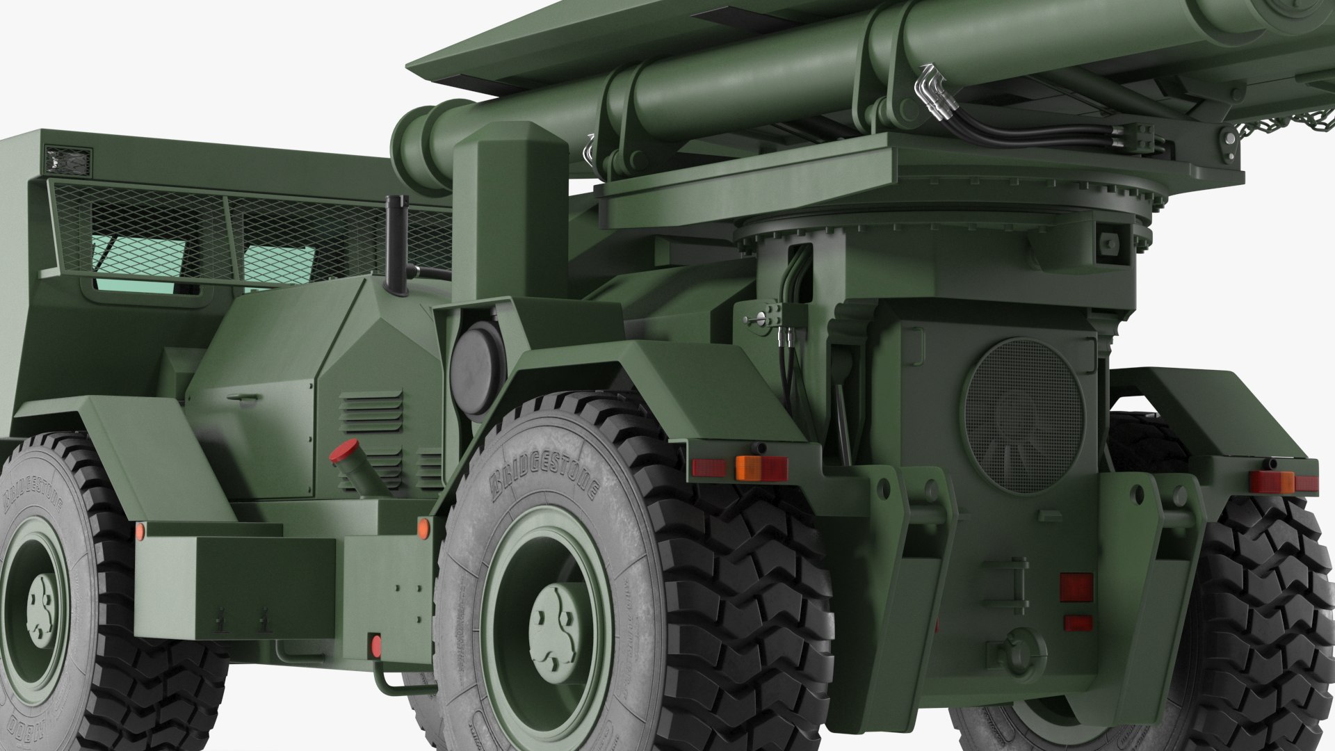 3D Mine Sweeper Vehicle Hydrema 910 Khaki Rigged - TurboSquid 2098622