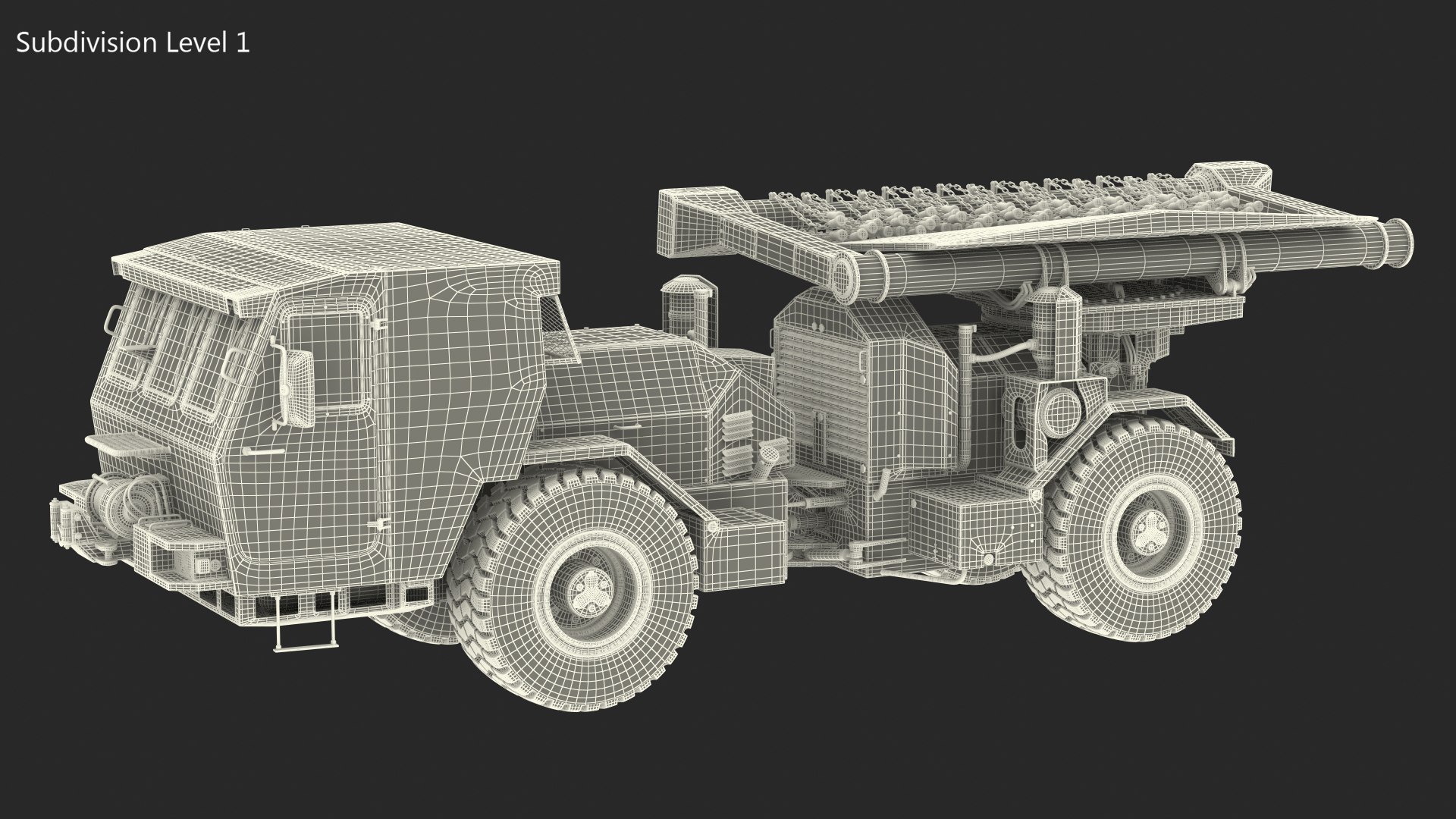 3D Mine Sweeper Vehicle Hydrema 910 Khaki Rigged - TurboSquid 2098622