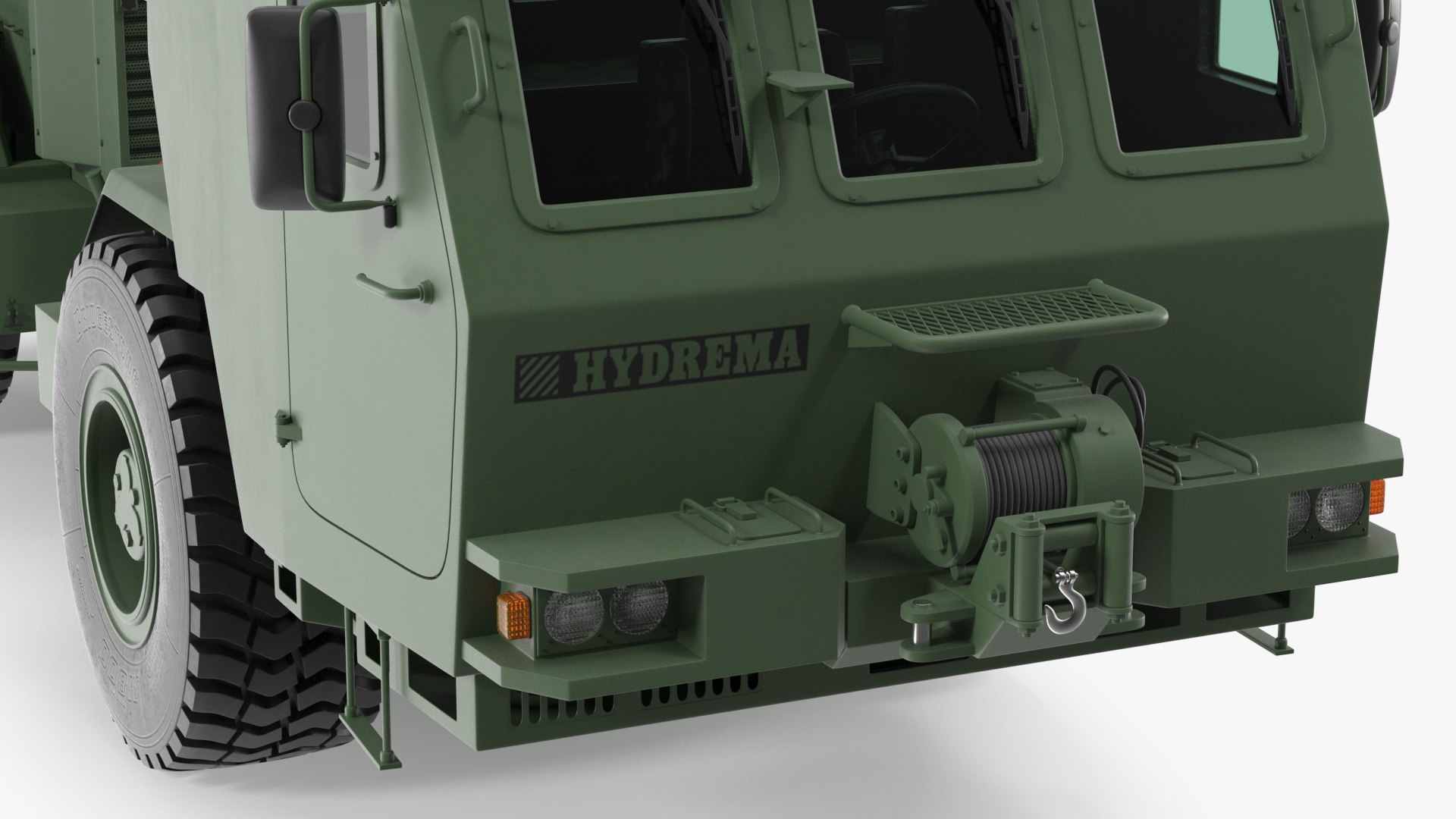 3D Mine Sweeper Vehicle Hydrema 910 Khaki Rigged - TurboSquid 2098622