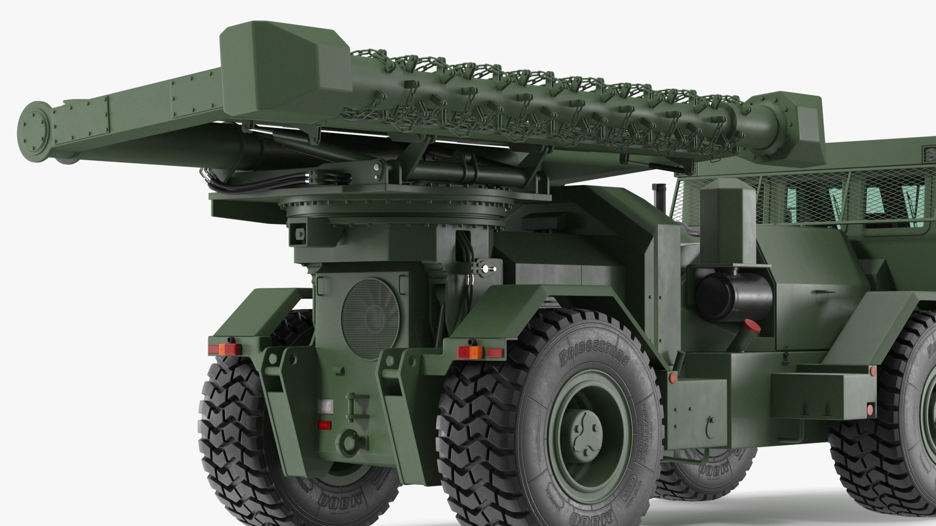 3D Mine Sweeper Vehicle Hydrema 910 Khaki Rigged - TurboSquid 2098622