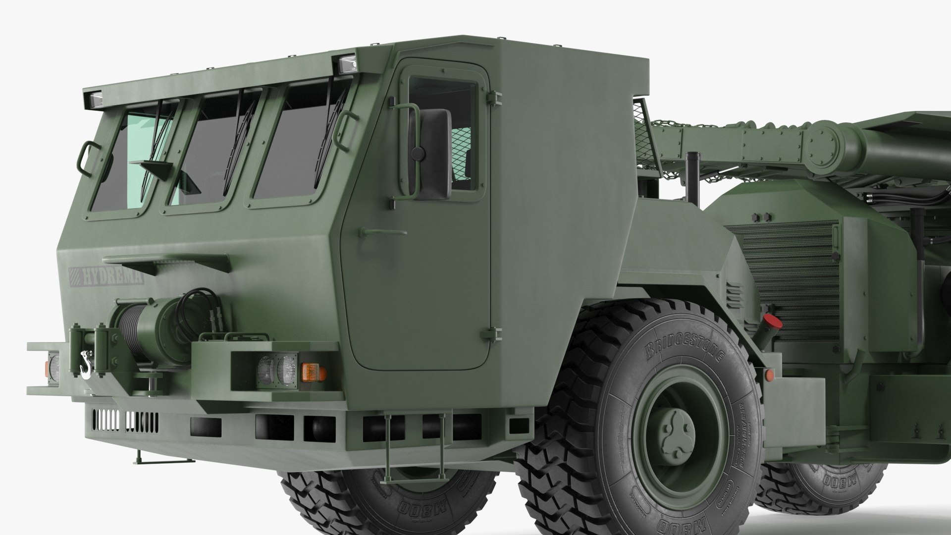 3D Mine Sweeper Vehicle Hydrema 910 Khaki Rigged - TurboSquid 2098622