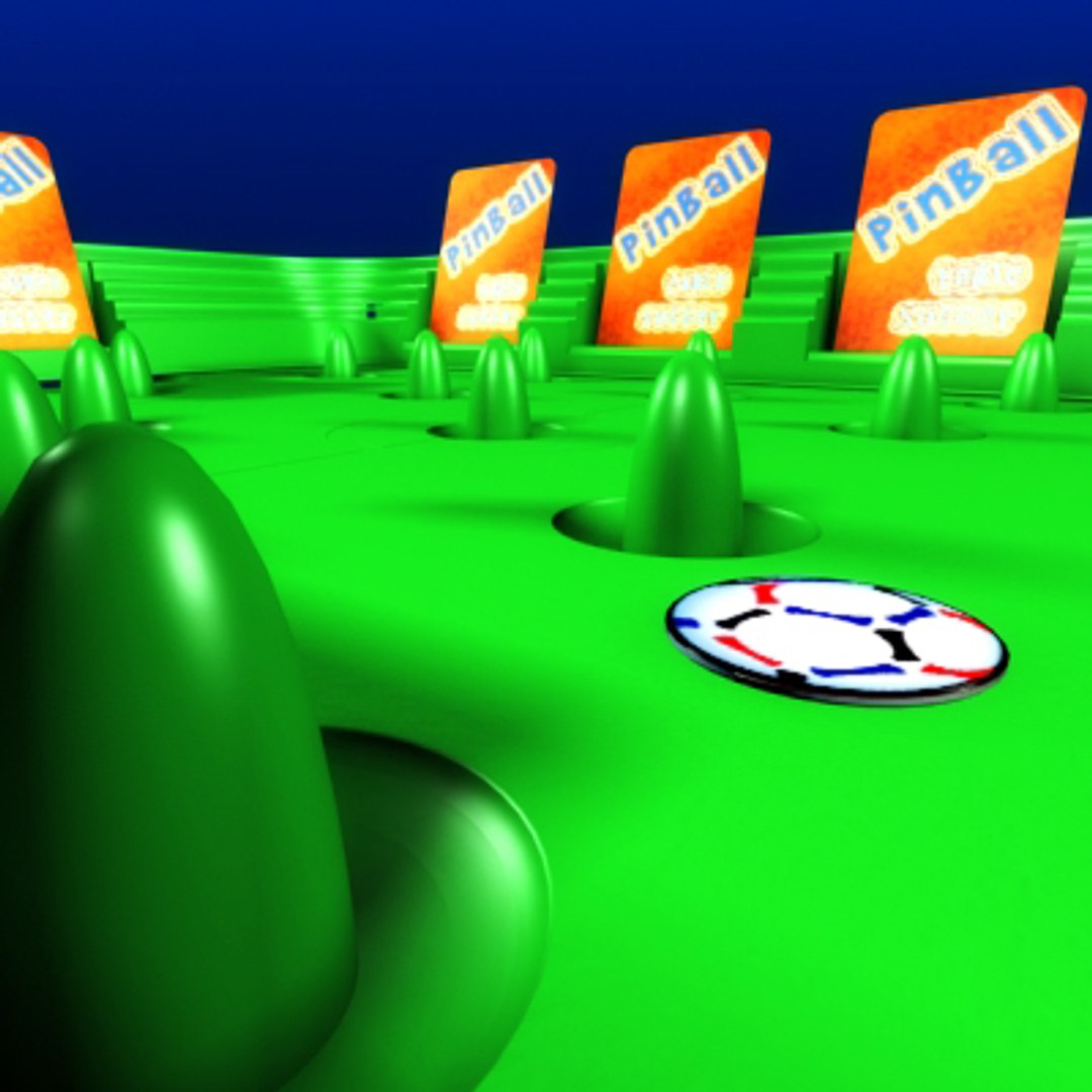 pinball ball 3d model