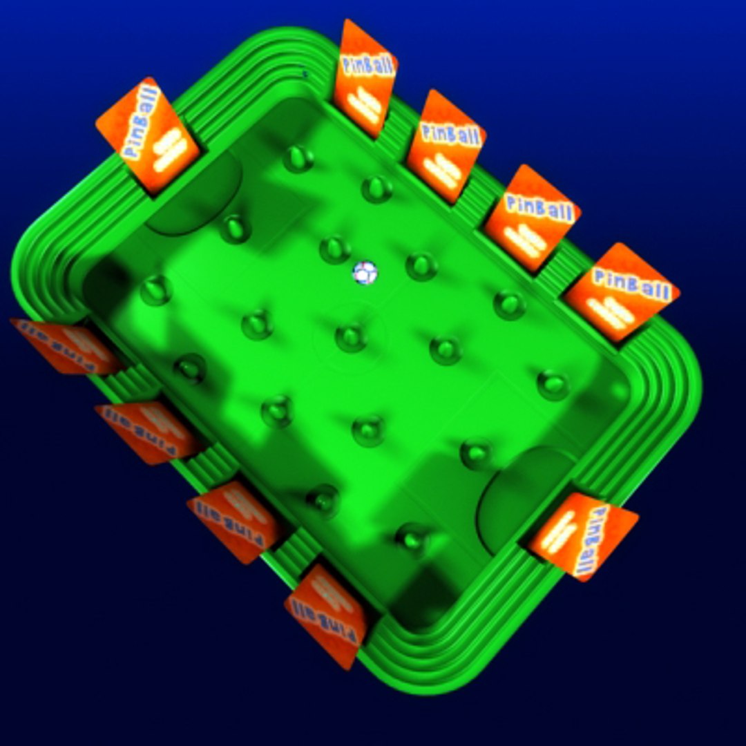 pinball ball 3d model