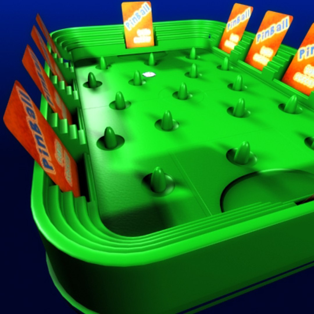 pinball ball 3d model