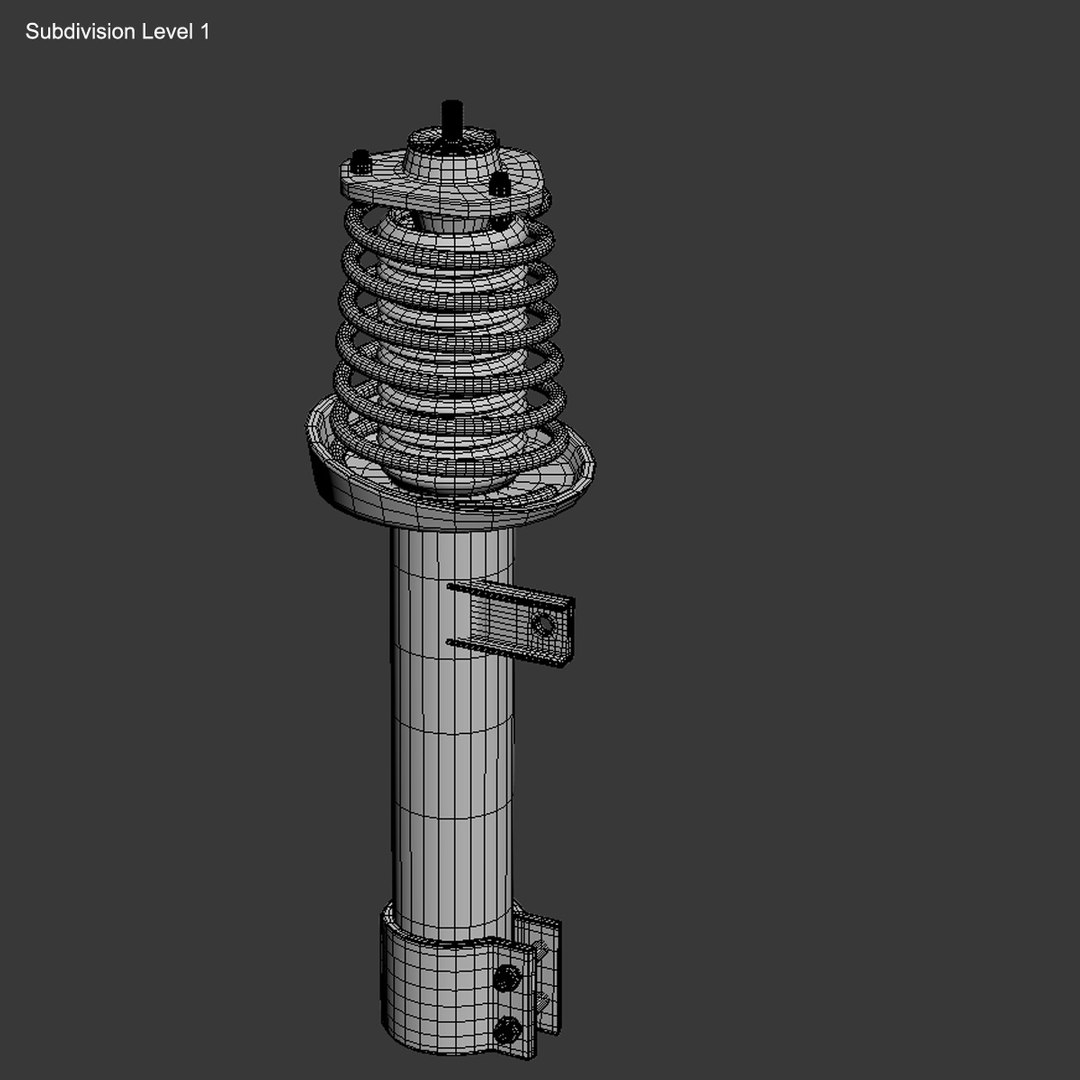 Shock Absorber 3d Model