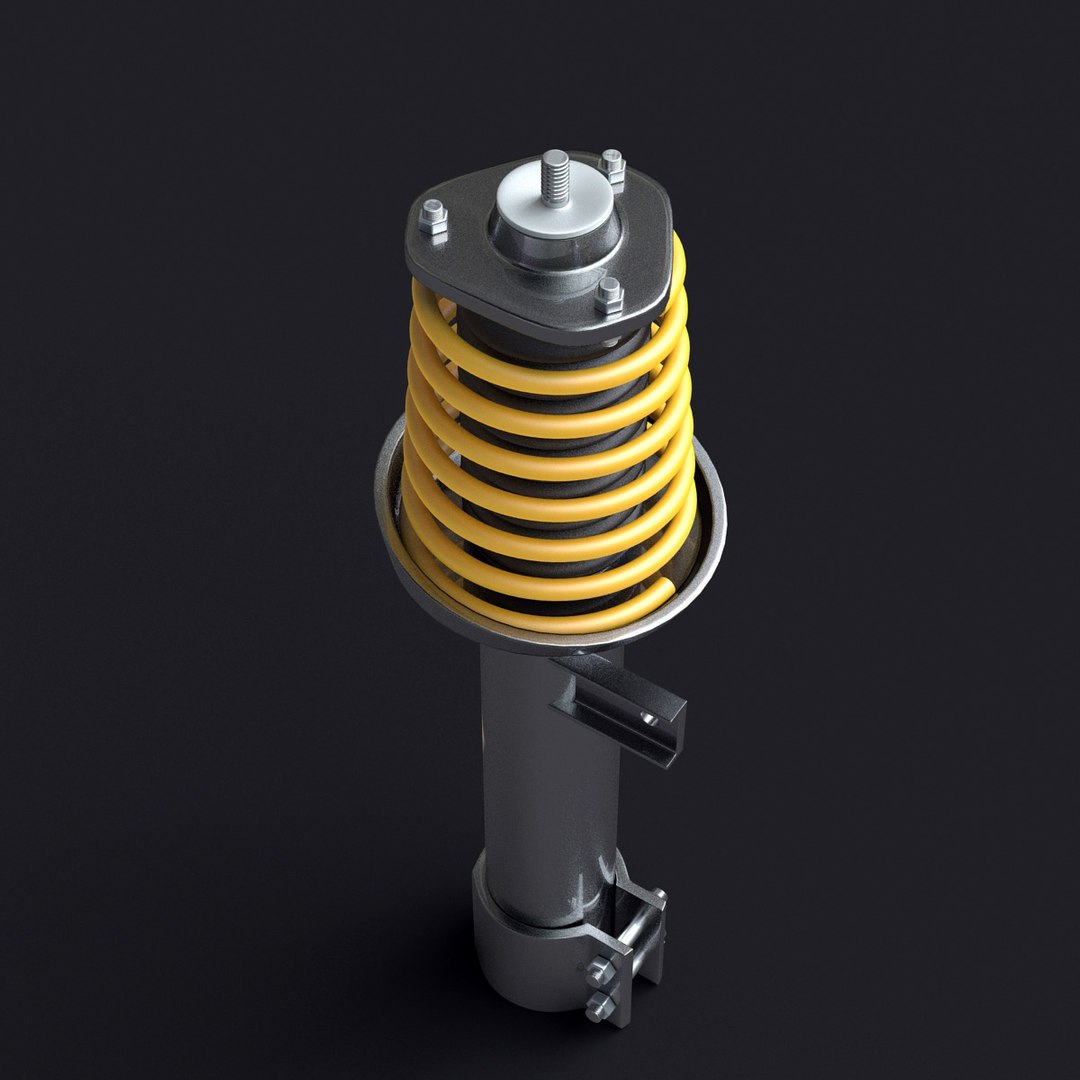 Shock Absorber 3d Model