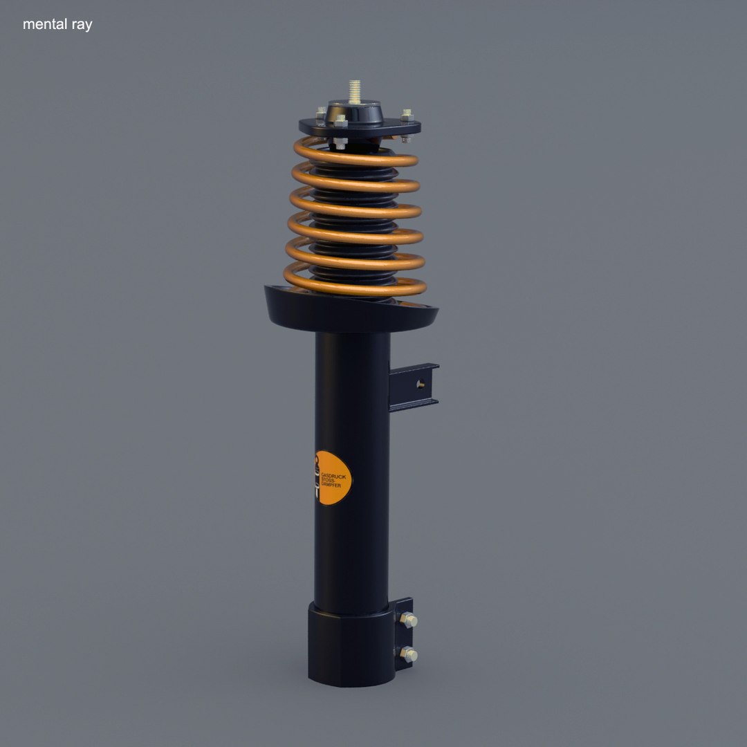 Shock Absorber 3d Model
