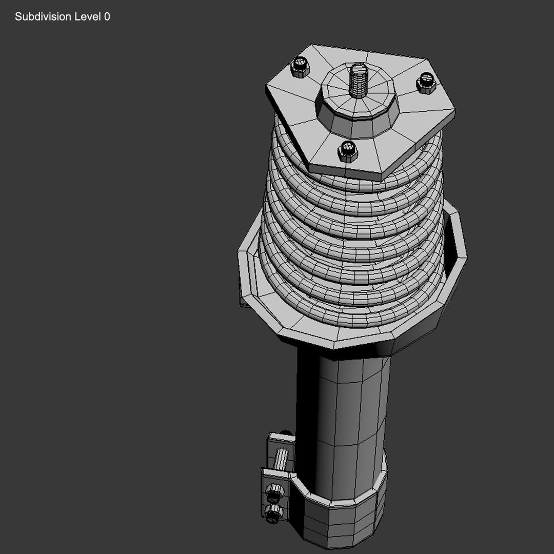 Shock Absorber 3d Model