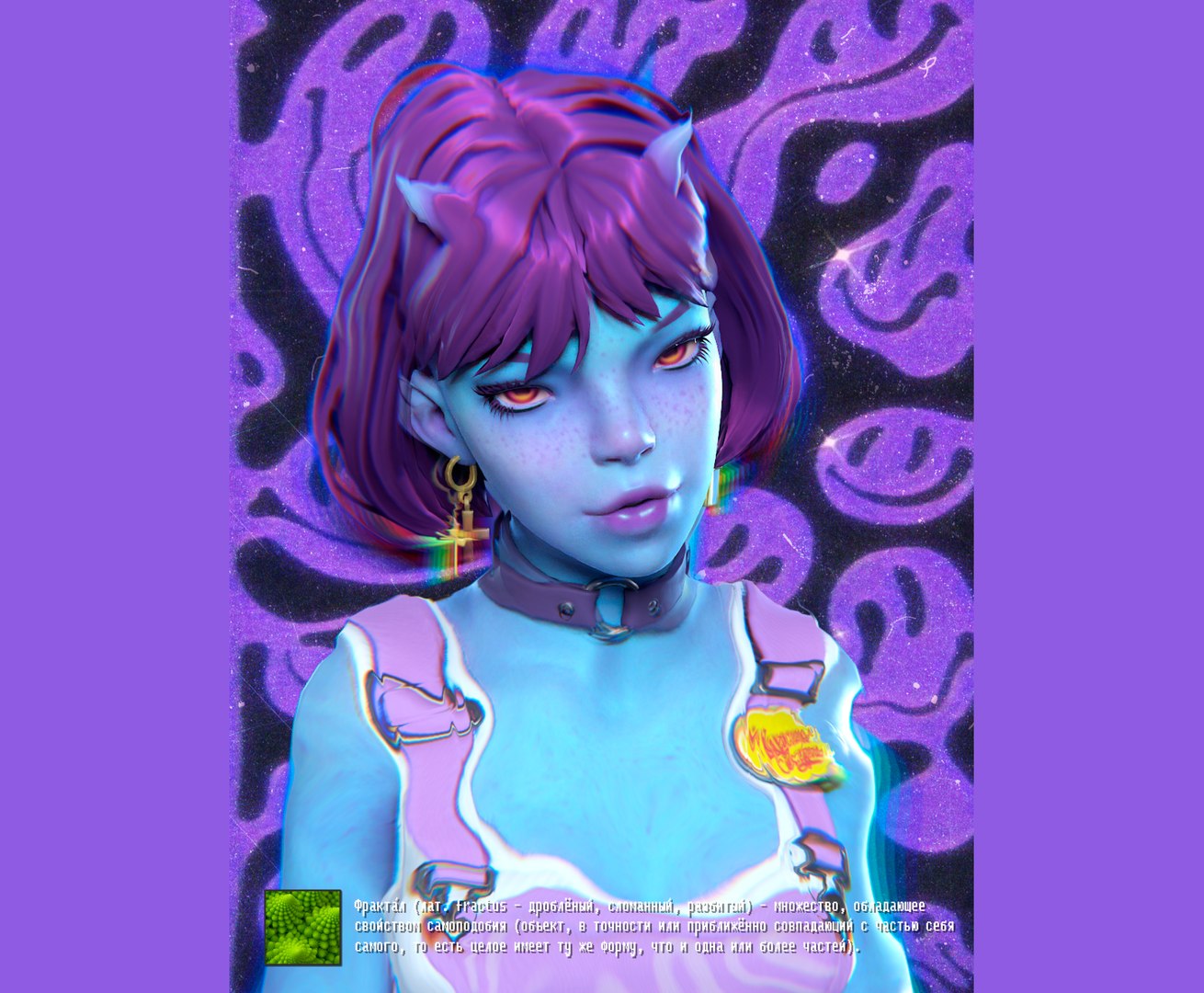3D Daemon Zombie Girl Model - TurboSquid 1754891