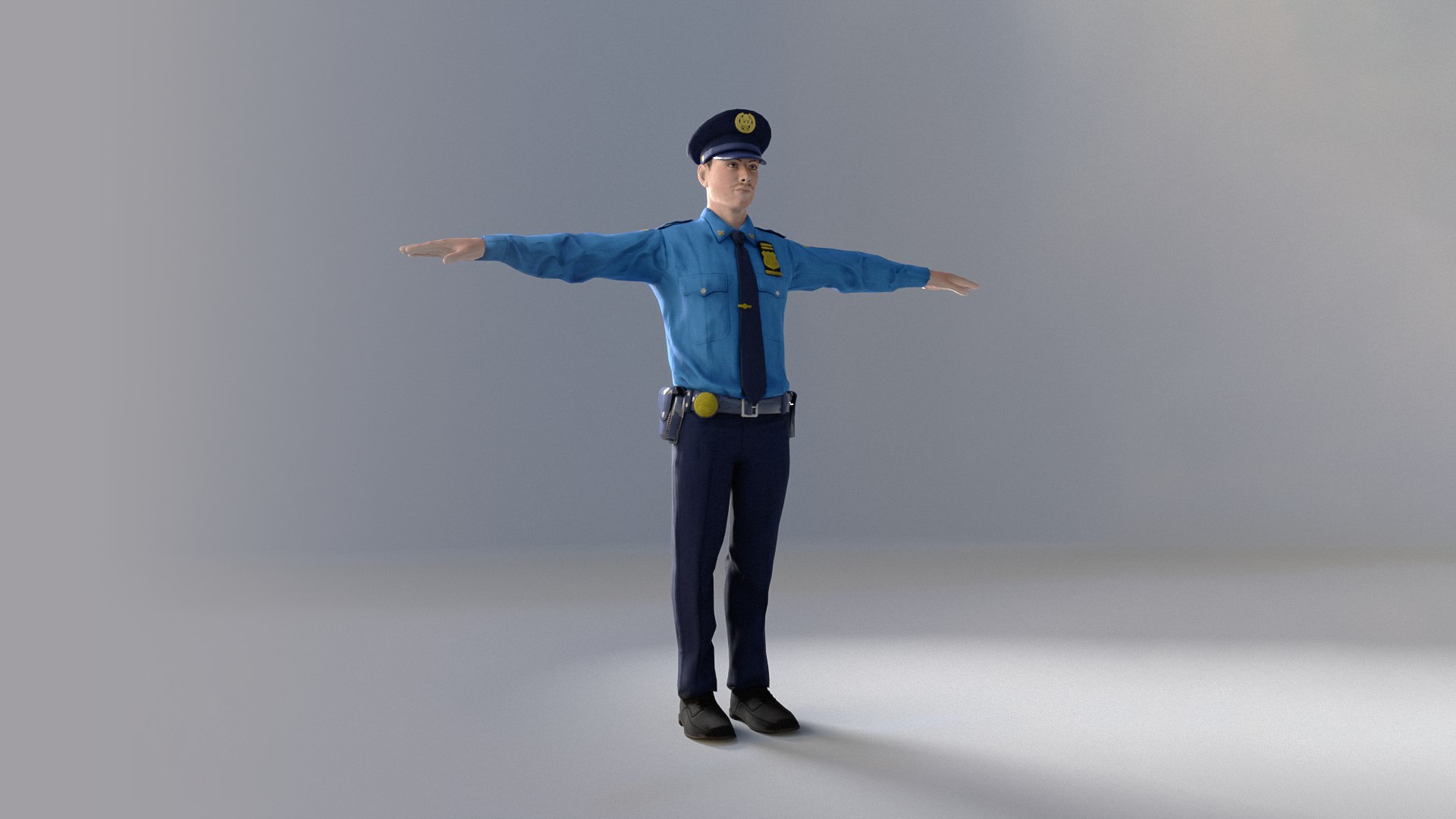 Police Officer Model - TurboSquid 2382203