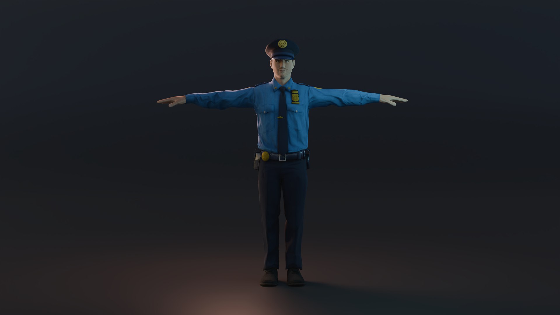 Police Officer Model - TurboSquid 2382203