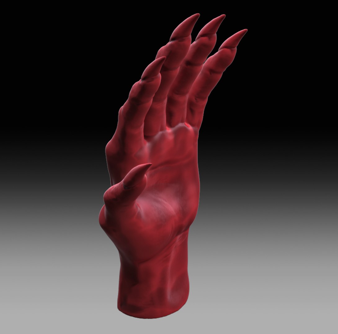 3D Model Creature Hand - TurboSquid 1586810