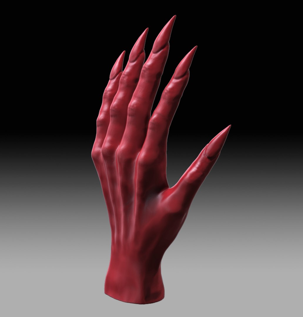 3D Model Creature Hand - TurboSquid 1586810