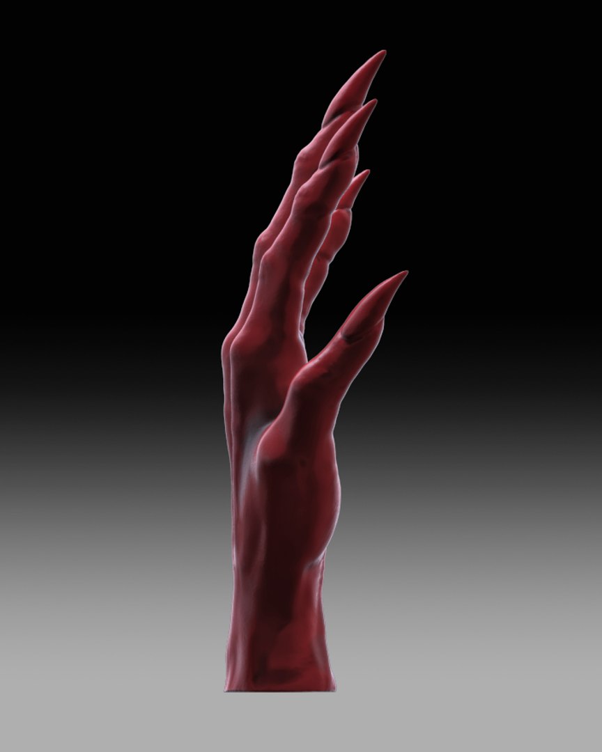 3D Model Creature Hand - TurboSquid 1586810