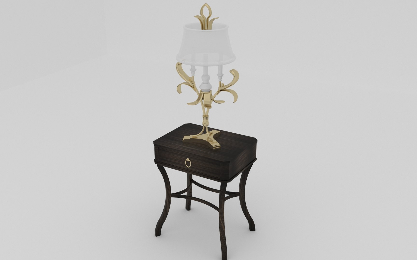 Classic bedside table 3D model - TurboSquid 1154034