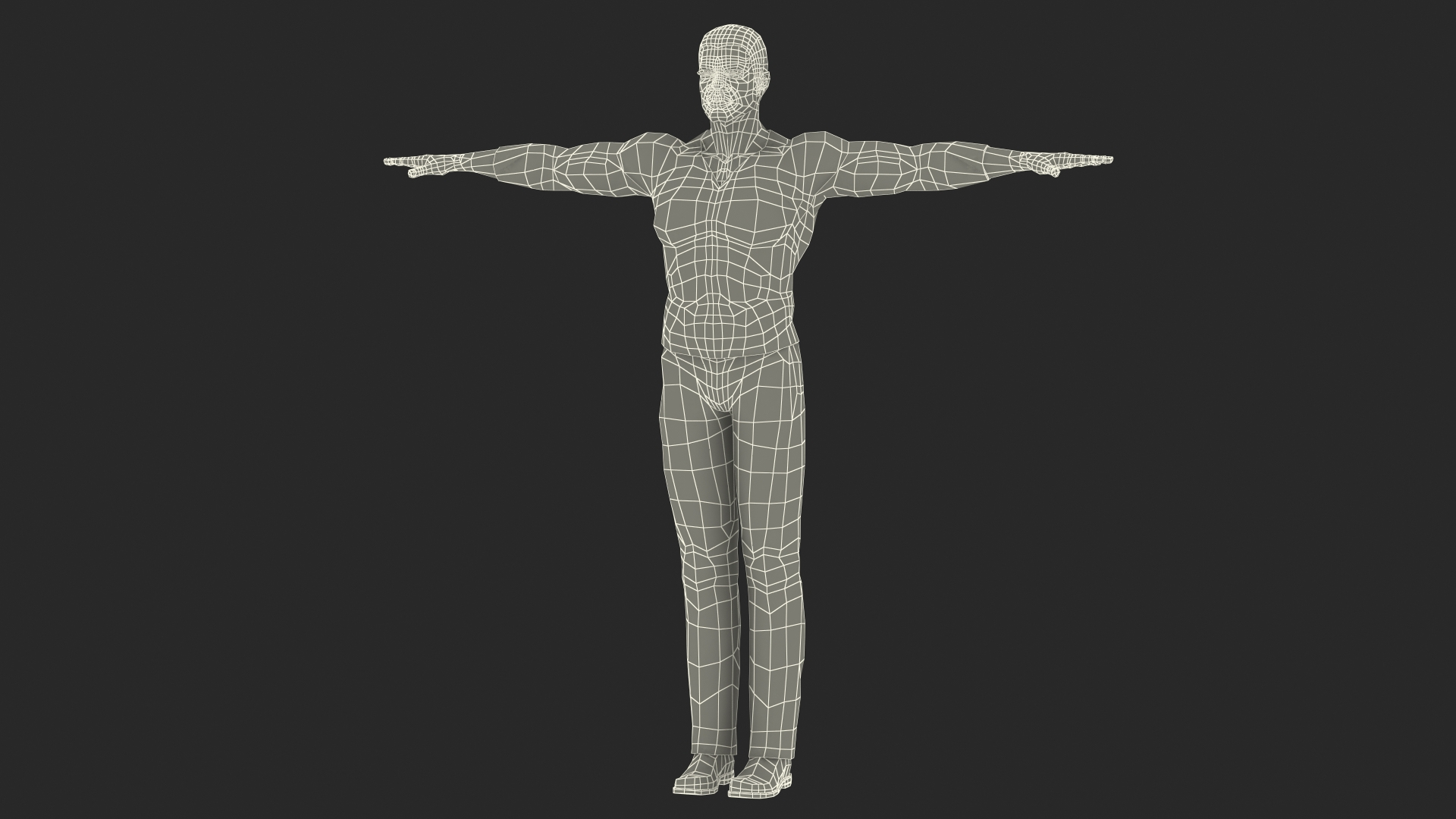 Afro American Man In City Style T Pose Model - TurboSquid 1747725