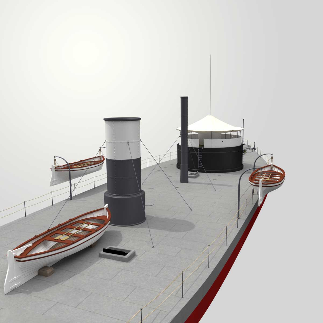 3d union monitor tecumseh civil war model