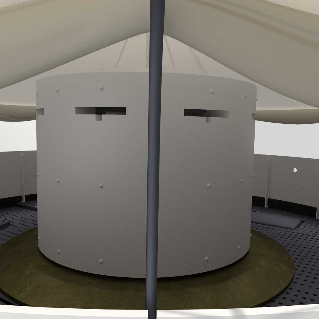 3d Union Monitor Tecumseh Civil War Model