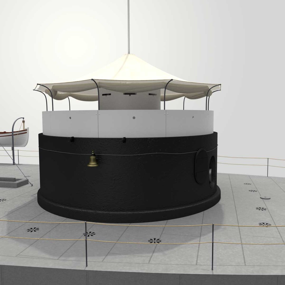 3d Union Monitor Tecumseh Civil War Model