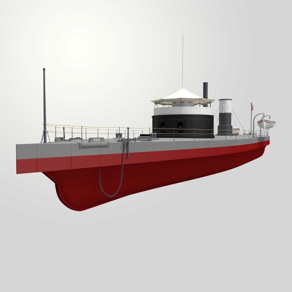 USS Monitor 3D Models for Download | TurboSquid