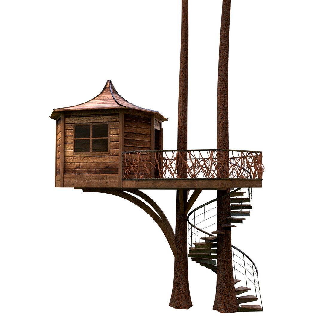 3D Tree House - TurboSquid 1585903