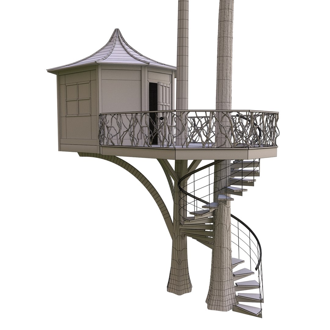 3D Tree House - TurboSquid 1585903