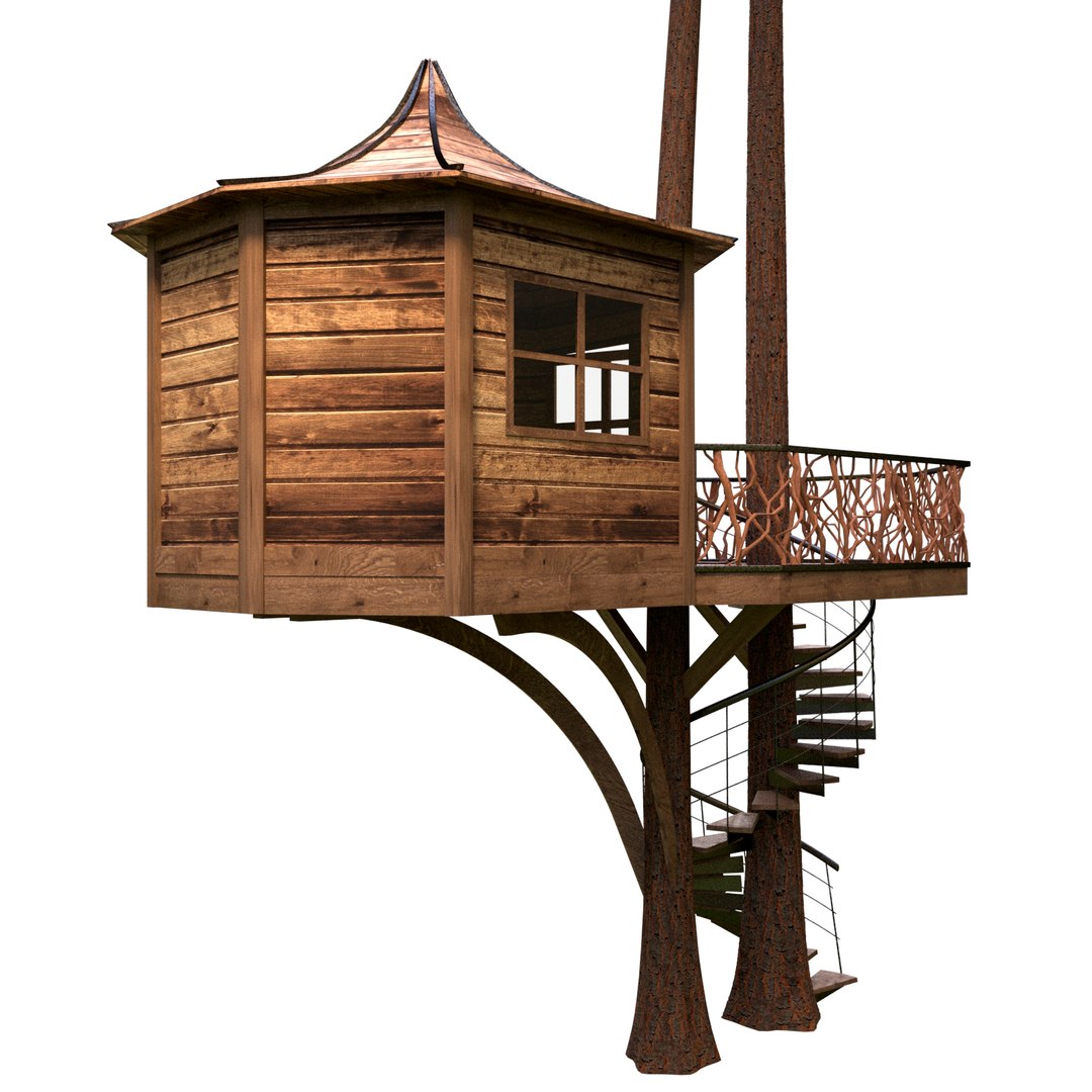 3D Tree House - TurboSquid 1585903