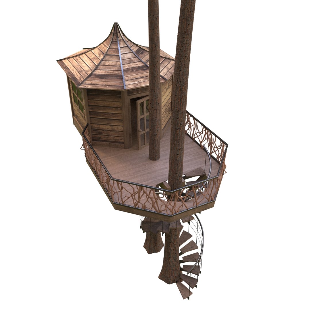 3D Tree House - TurboSquid 1585903