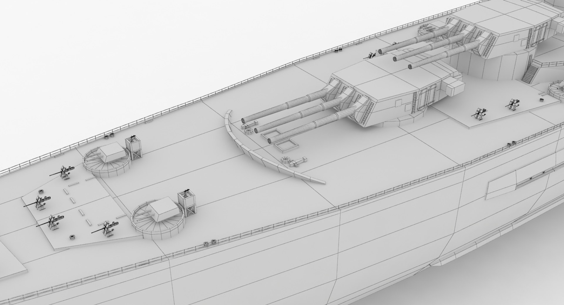 Battleship Ships 3D Model - TurboSquid 1213604