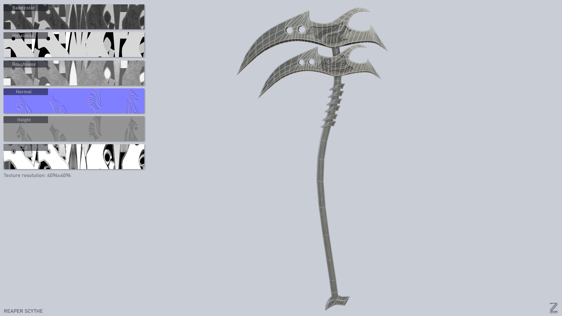 Reaper Scythe Collection 3D Model - TurboSquid 2241377
