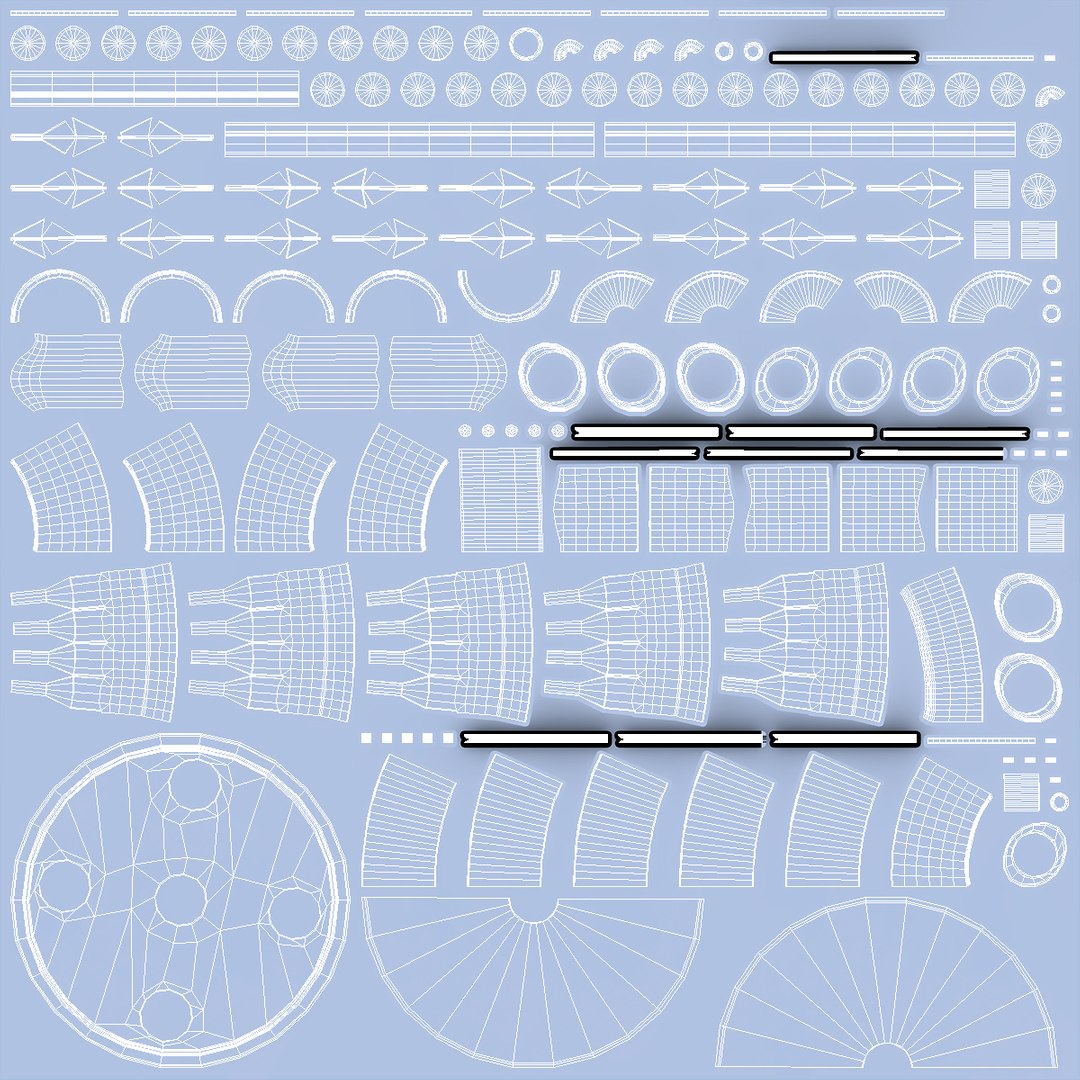 Multi Injector 5 Needles Circular Transparent 3D Model - TurboSquid 2248082