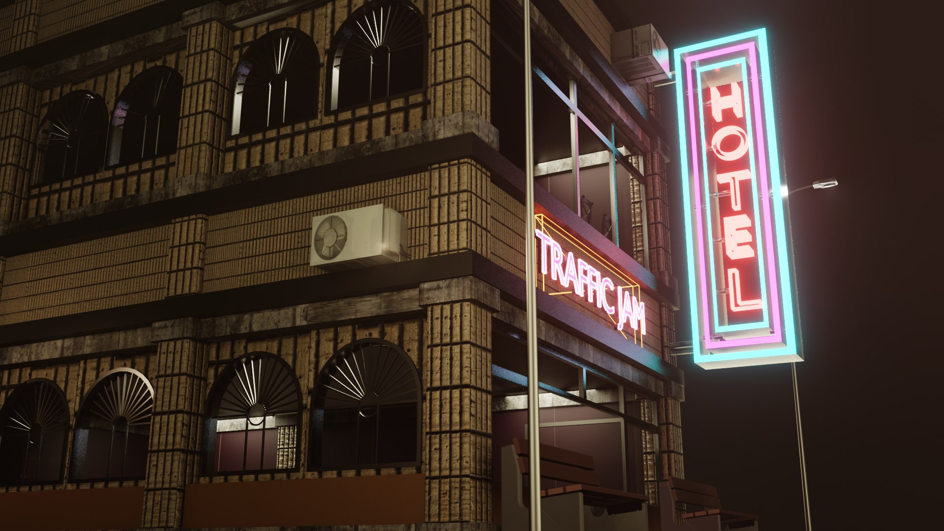 Building City Hotel 3D - TurboSquid 1673331