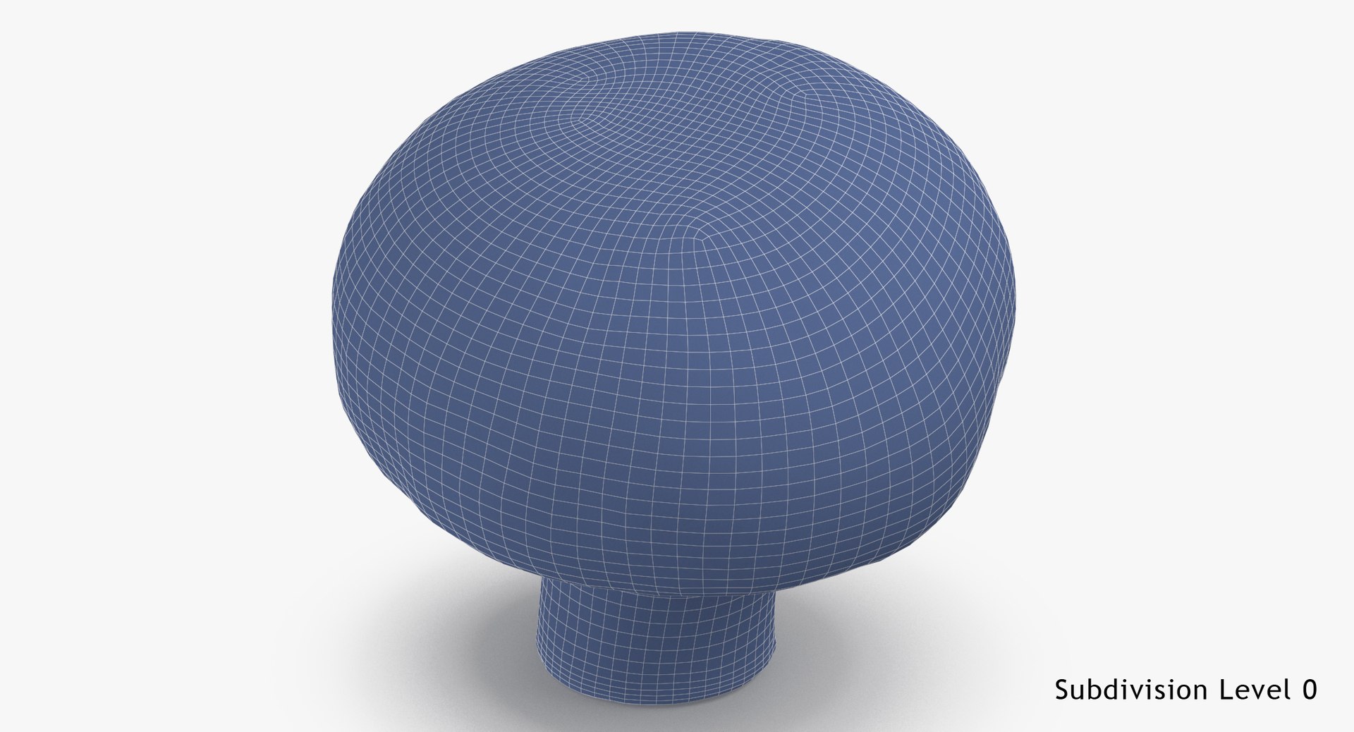 3D White Button Mushroom 05 Model - TurboSquid 1402915