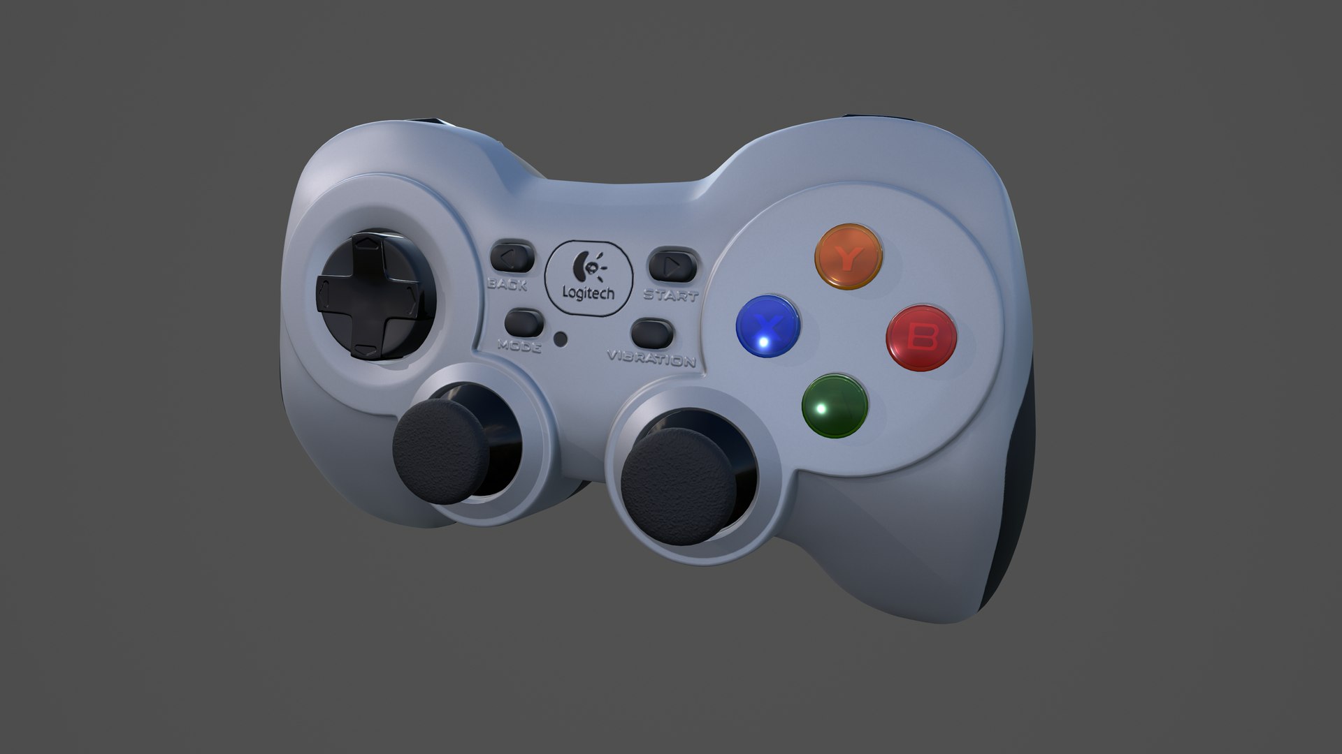 Logitech Wireless Gamepad F710 3D Model - TurboSquid 1904837