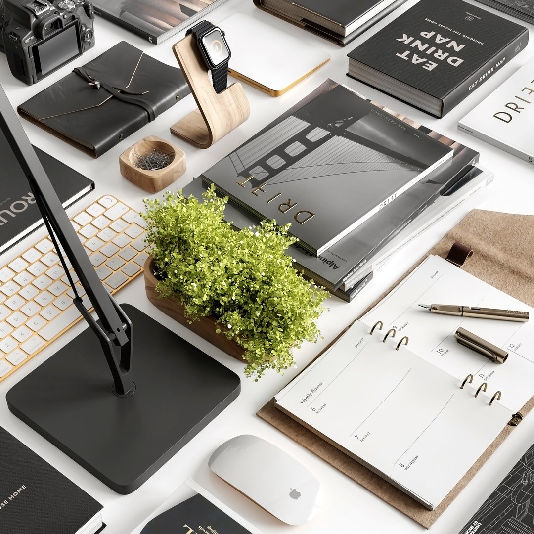 Workspace Orange model - TurboSquid 1991441