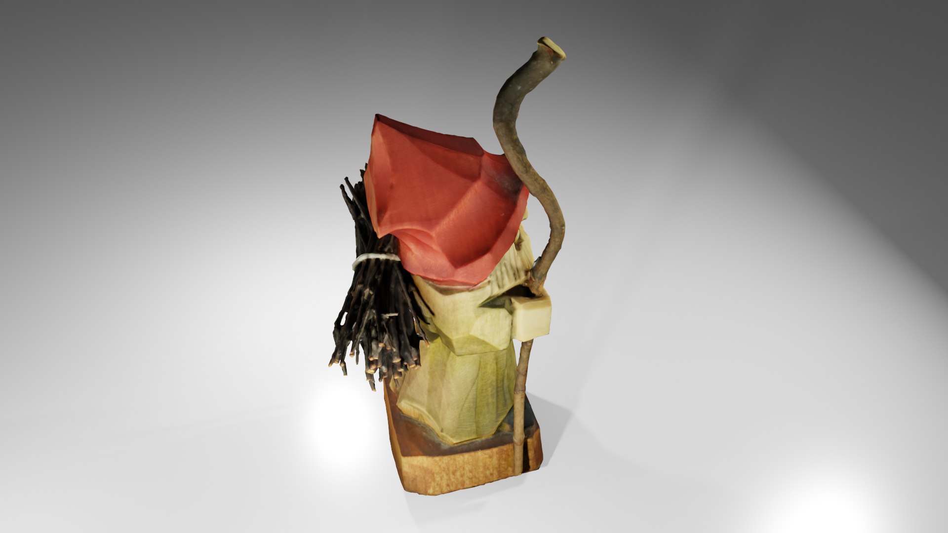 3D Wooden Wizard - TurboSquid 1936254