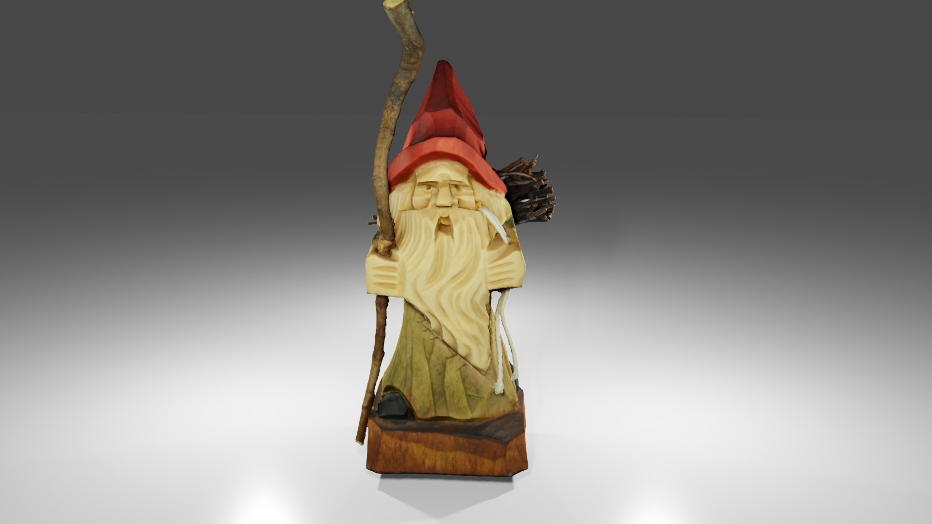 3D Wooden Wizard - TurboSquid 1936254