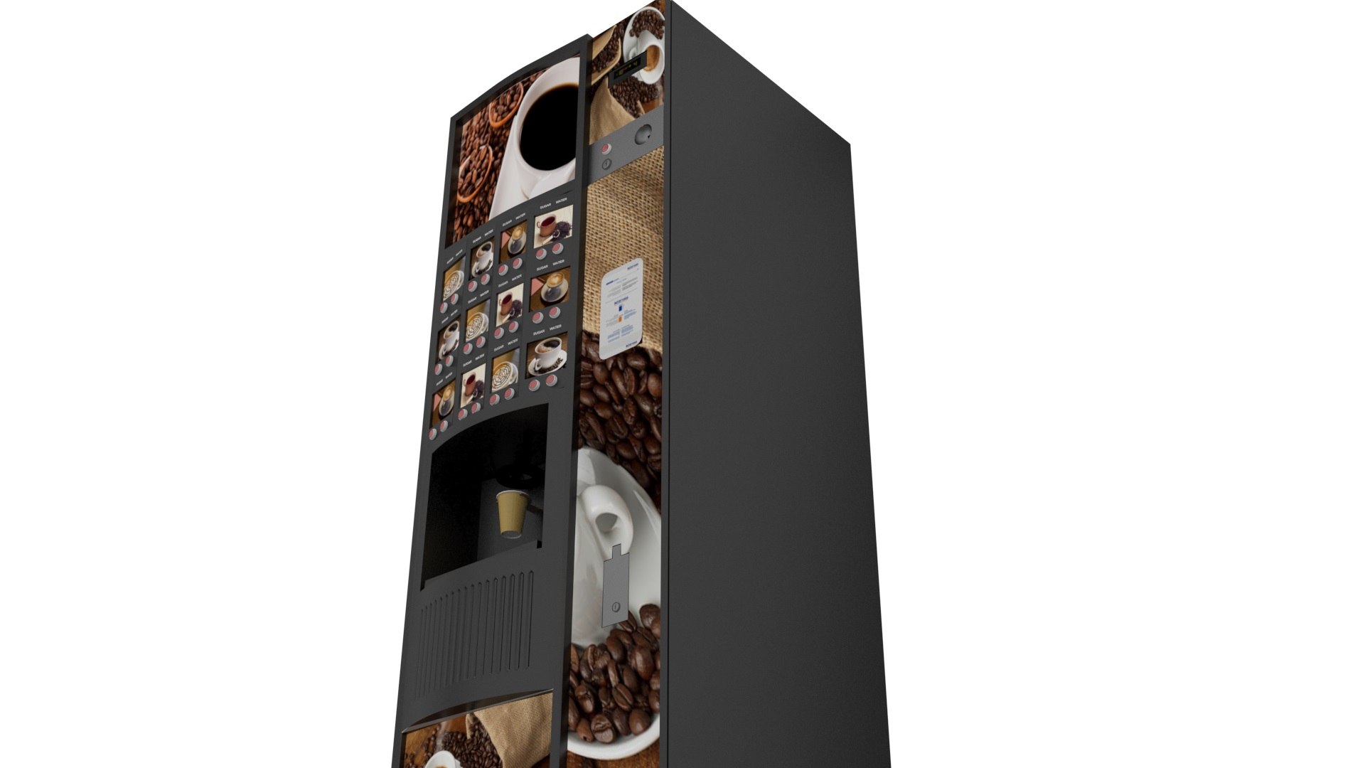 3D Coffee Vending Machine Model - TurboSquid 1533996
