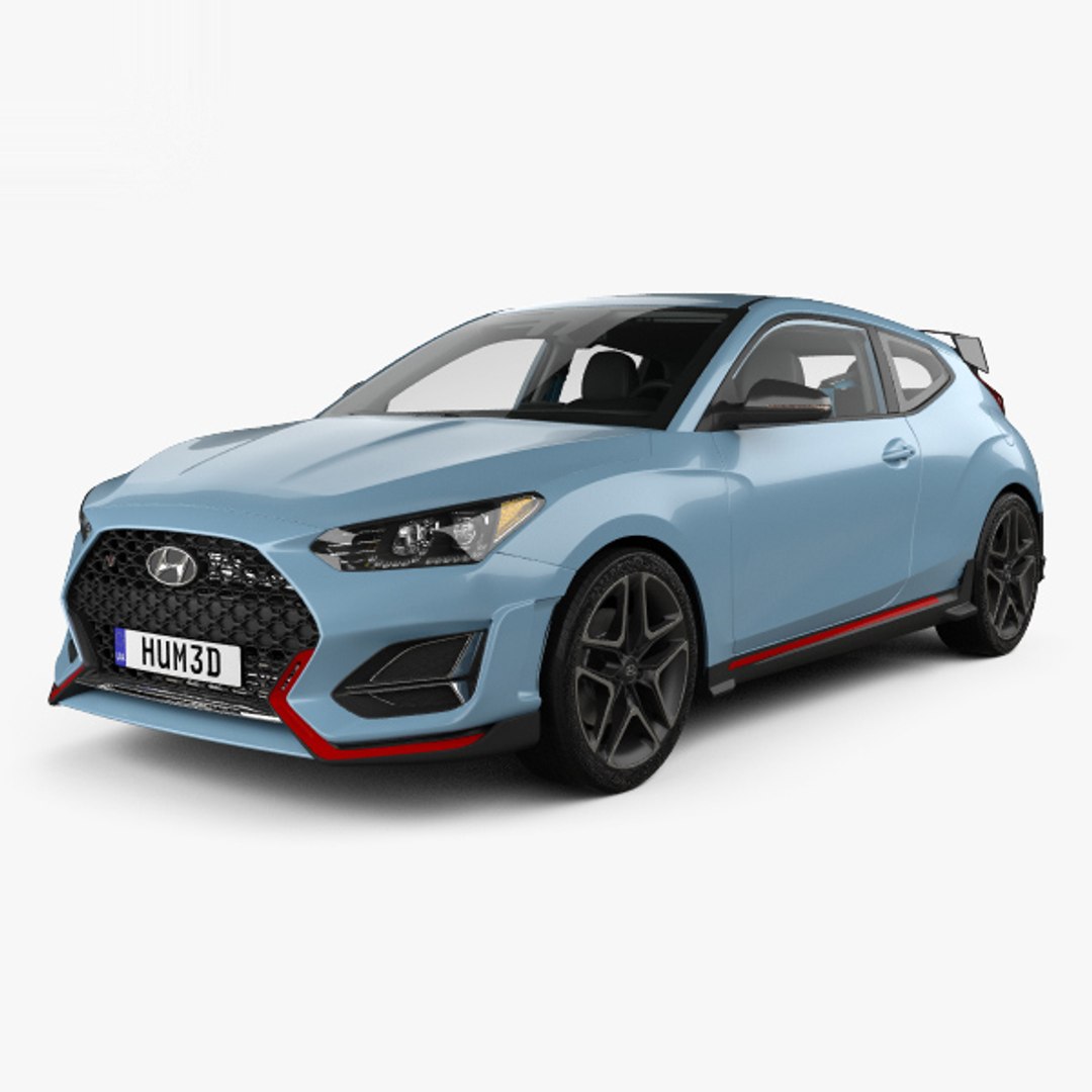 HQ 인테리어 2018의 현대 Veloster N 3D 모델 - TurboSquid 1445676
